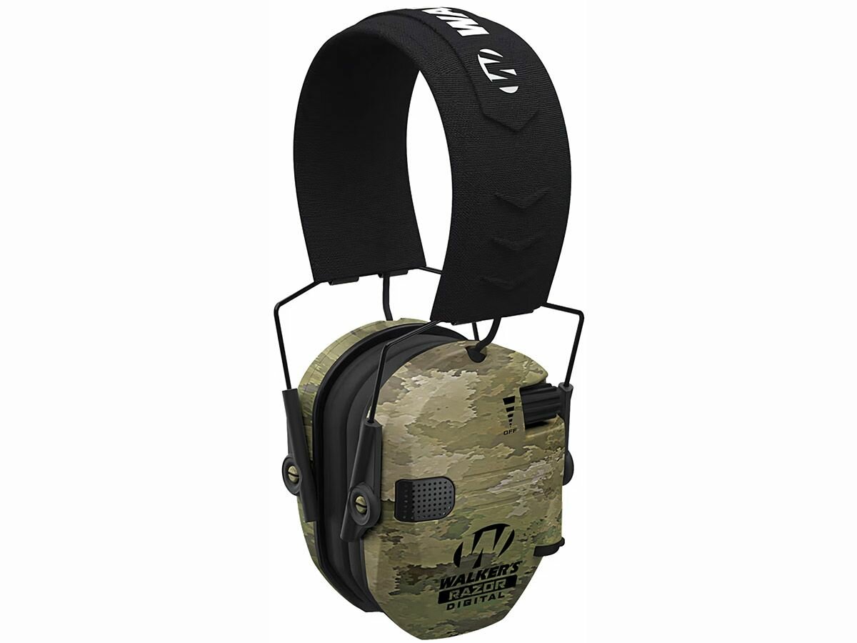 Наушники активные Walkers Razor ATACS iX Camo, NRR 23dB, хаки