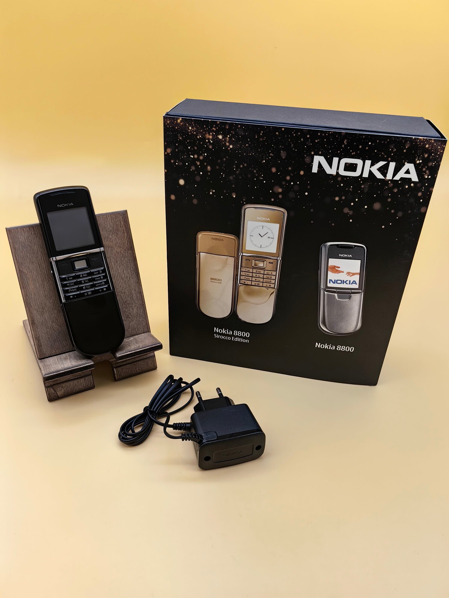 Мобильный кнопочный телефон слайдер Nokia 8800 Sirocco, Черный