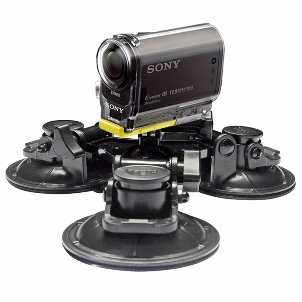 Крепление на присоске на окно автомобиля большого размера для экшн-камеры Sony HDR AS20 AS50 AS100V AS30V AZ1 AS200V AS300R FDR-X1000V X3000R