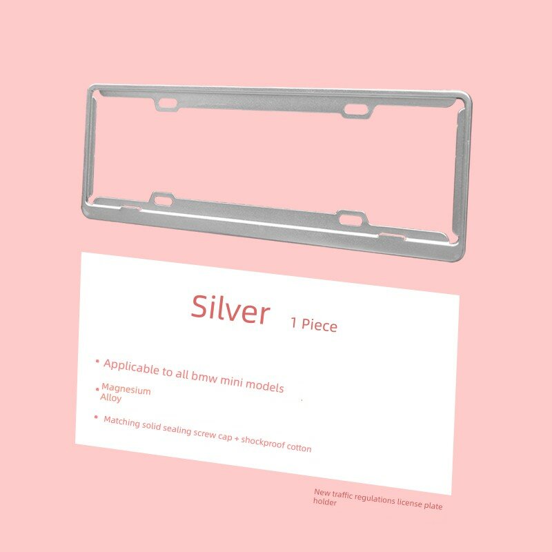 Рамка номерного знака из магниевого сплава, новая рамка номерного знака с правилами движения, новый национальный