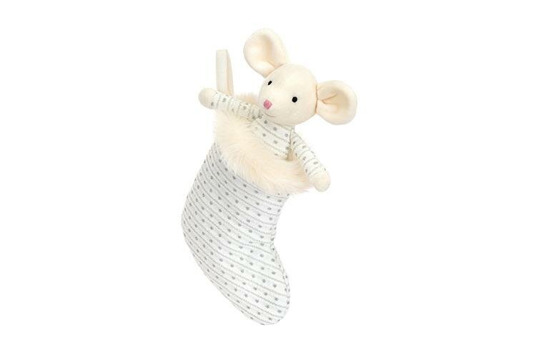 Плюшевая игрушка унисекс JELLYCAT Shimmer Sock Mouse
