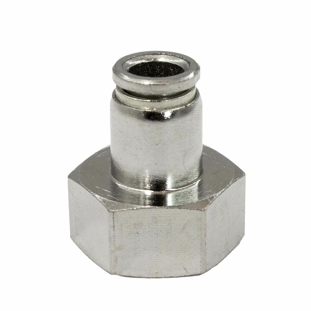 PI TOOLS Цанга прямая, резьбовая Cn-I-1/2F-8 для фторопластовых и полиуретановых трубок. Арт. 5215