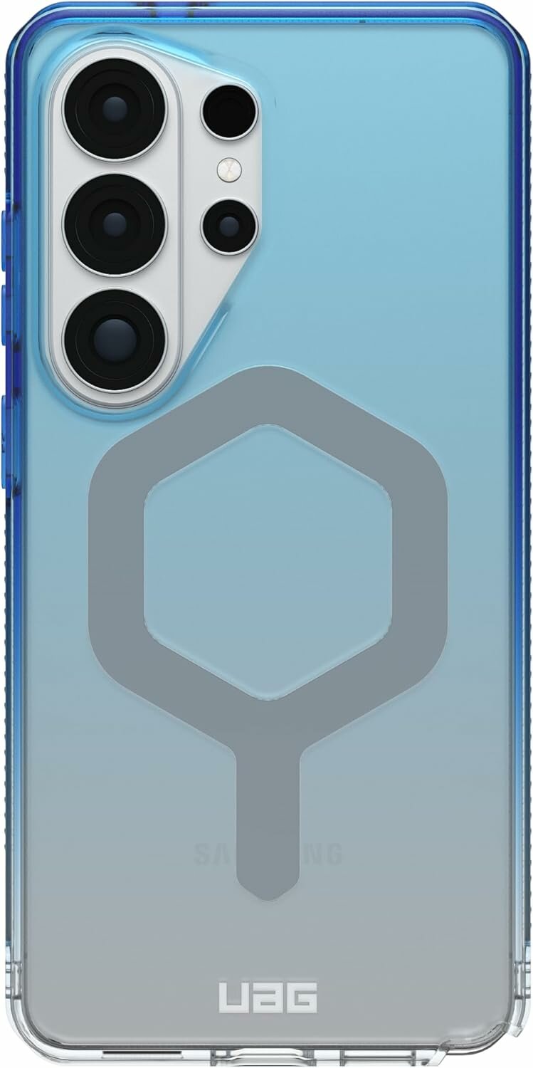 Чехол с поддержкой MAGSAFE Uag Plyo для Samsung S26 Ultra, цвет синий переходит в голубой (Blue Ombre)