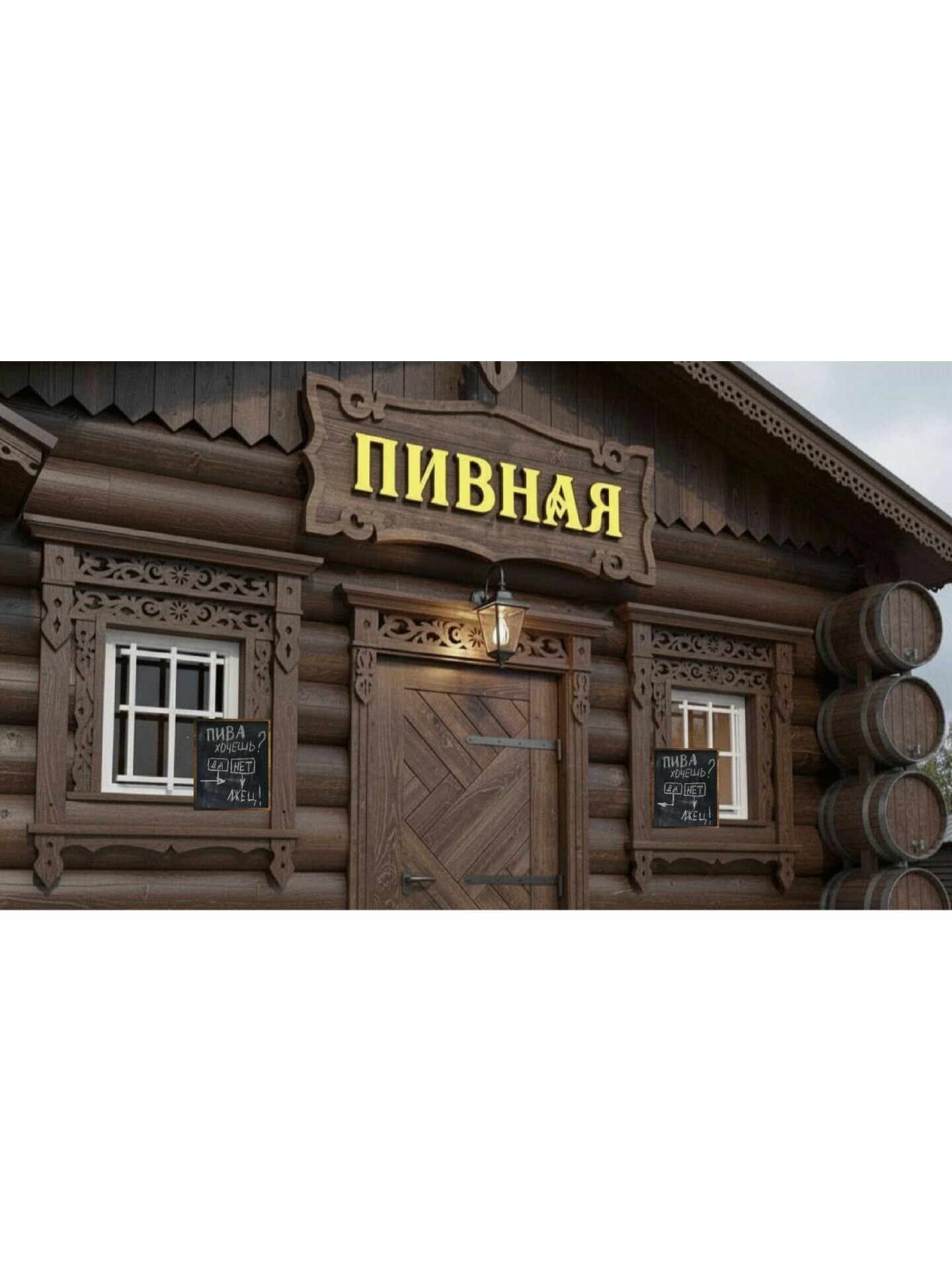 Табличка пиво на лево — фото 1