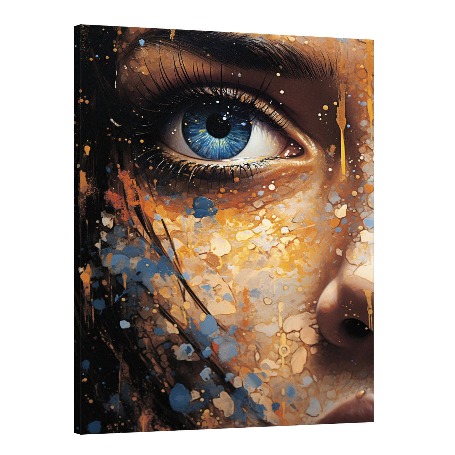 Интерьерная картина 50х70 "Взгляд"