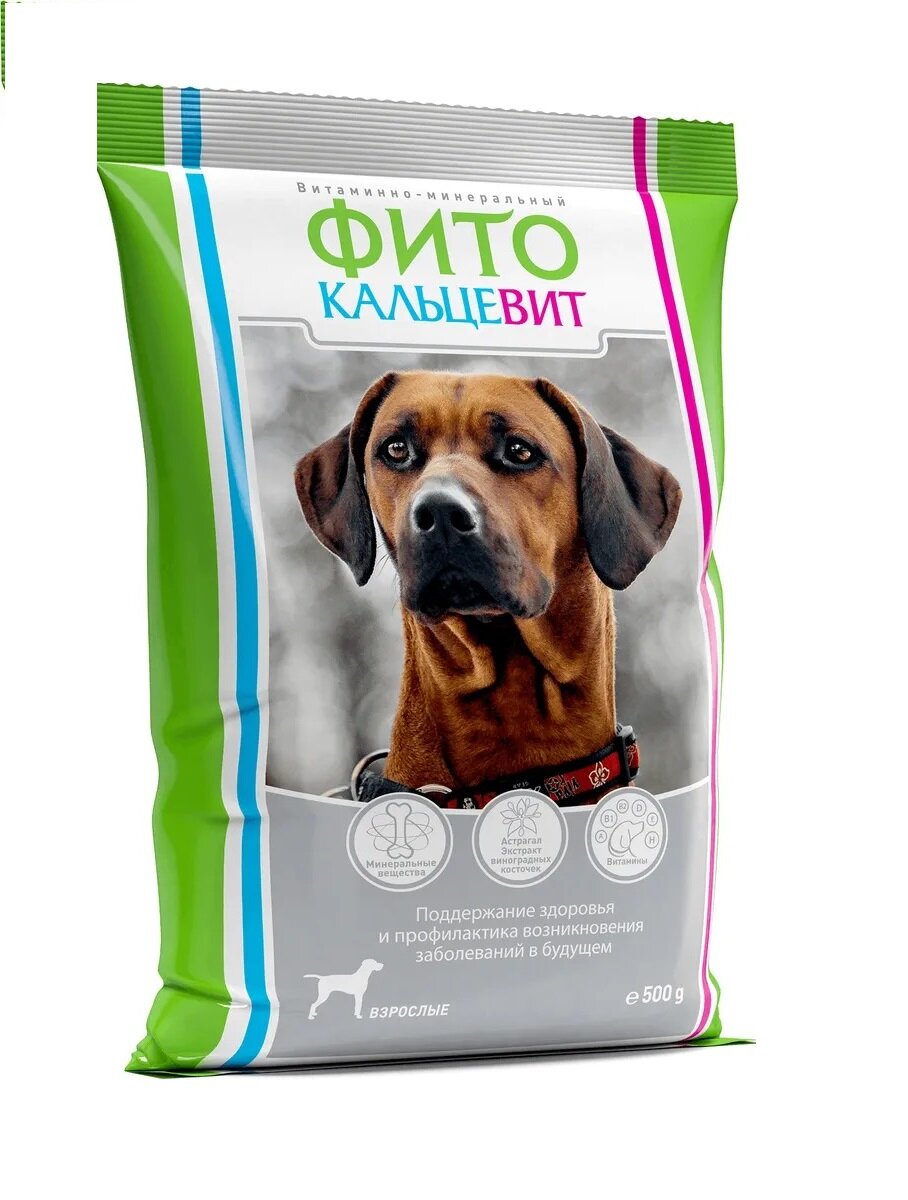 RIO Витамины Фитокальцевит для взрослых собак 500г