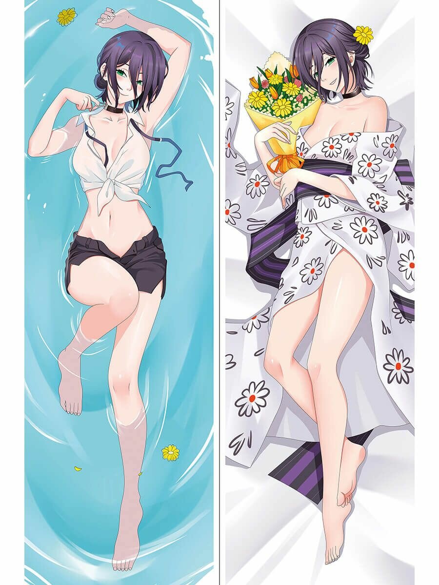 Наволочка дакимакура Резе из Человек-бензопила арт. B0927, 180x60