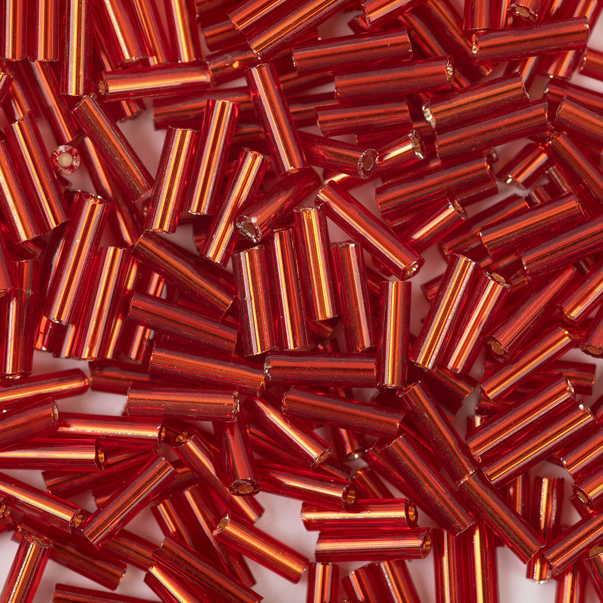 Стеклярус "Zlatka" GG 3" 10 г №0025 красный