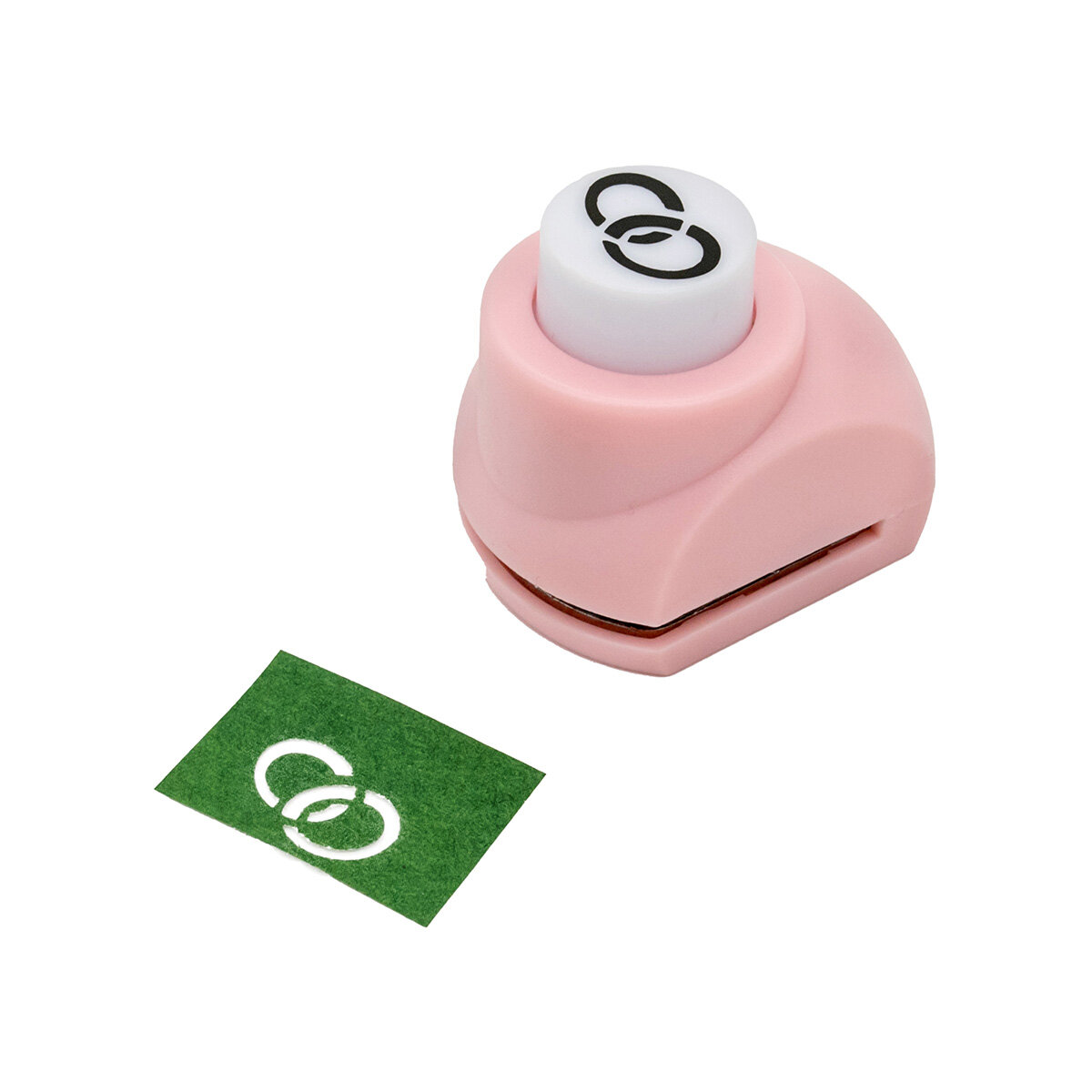 Дырокол фигурный для бумаги, вырубка 1,8 см, Astra&Craft (кольца)