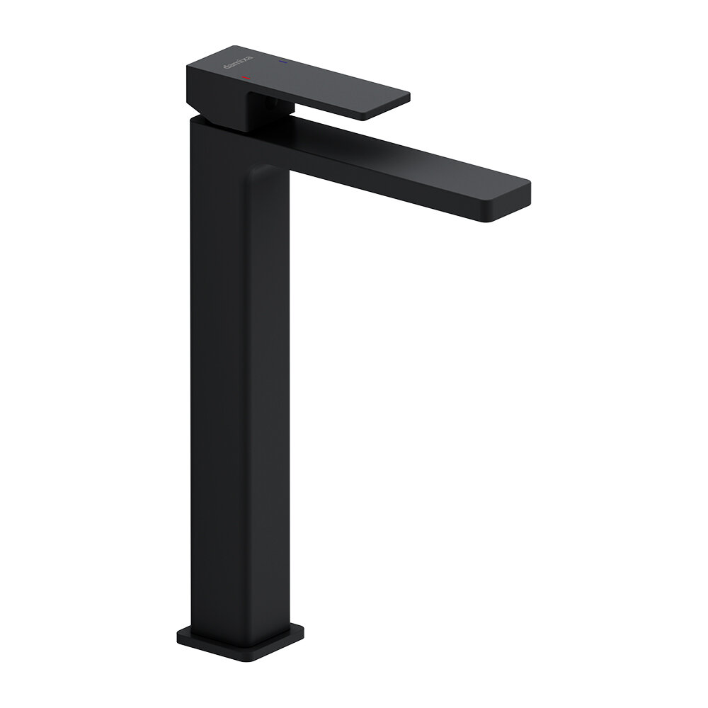 Смеситель для раковины Damixa Light, латунь, рычажный, черный