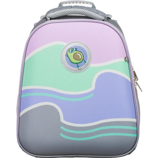 Ранец №1SCHOOL Basic Avocado cruise, 2 отделения, анатомический