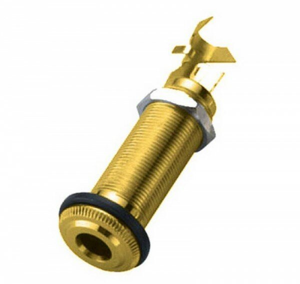 Разъем джек трубчатый врезной, моно, Paxphil LJ-20/2P-GD