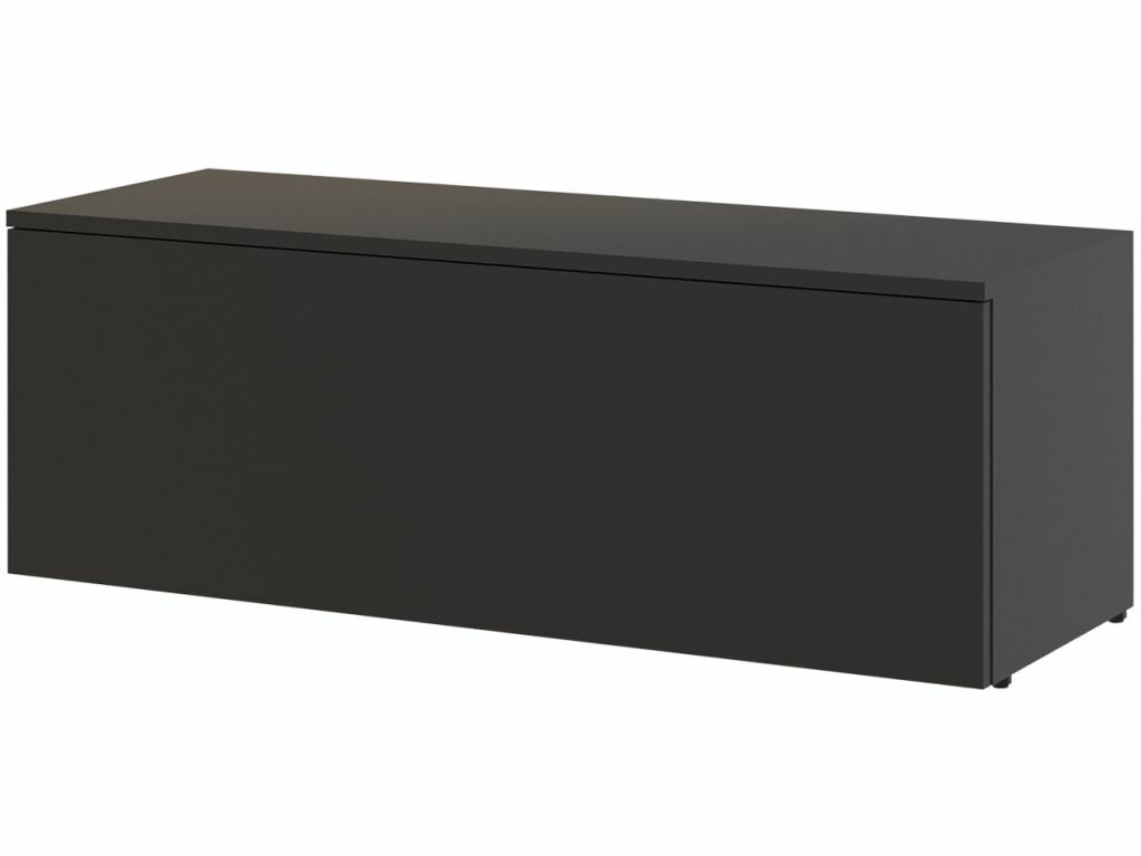 Тумба под ТВ Кент-1 Антрацит ширина 101 см ЛДСП напольная для гостиной для спальни