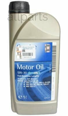 GENERAL MOTORS 93165690 1L 5W-30 DEXOS 2 CF/SM масло моторное синтетическое