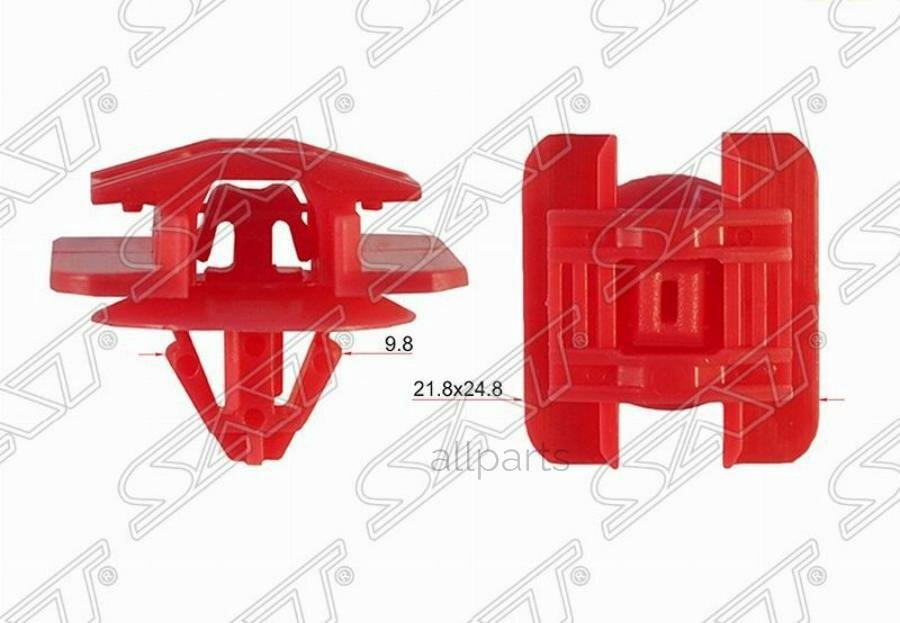 SAT ST-M11330 Клипса молдинга RENAULT (Продажа по 10шт)