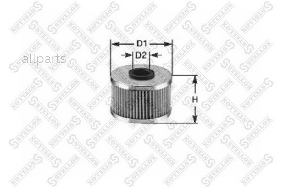 STELLOX 2050091SX фильтр масляный!\ BMW E30/E34/E36 1.6i/1.8i 87-95