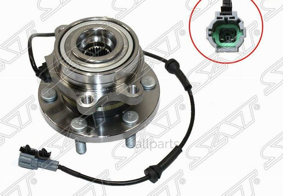 SAT ST-40202-JR70C Ступичный узел перед NISSAN FRONTIER /NAVARA D40 07-