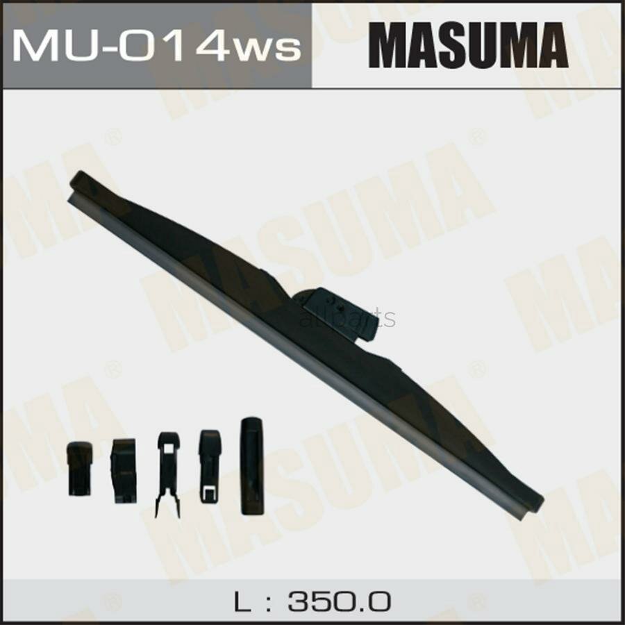 MASUMA MU014WS щетка зимняя! 350mm под крючок\ Оптимум