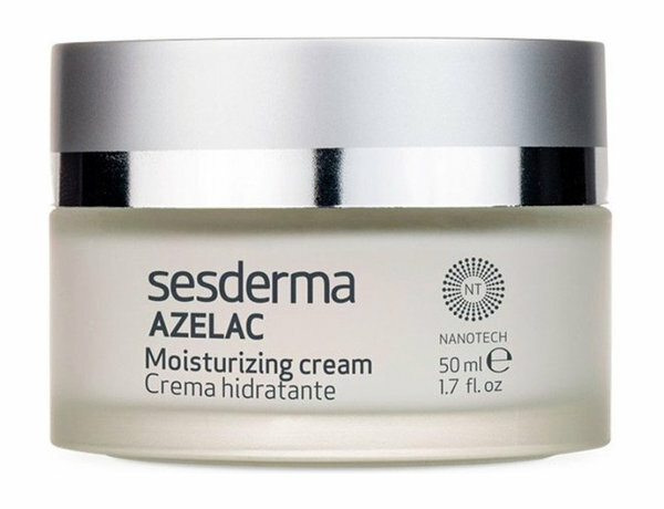 Sesderma Azelac Moisturizing Cream, Увлажняющий крем для лица против покраснений, 50мл