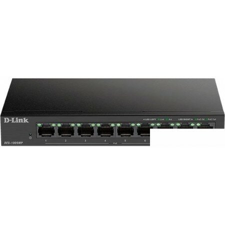 Неуправляемый коммутатор D-Link DES-1009MP-A1A