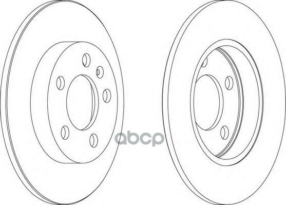 Тормозной диск Ferodo арт. DDF1155