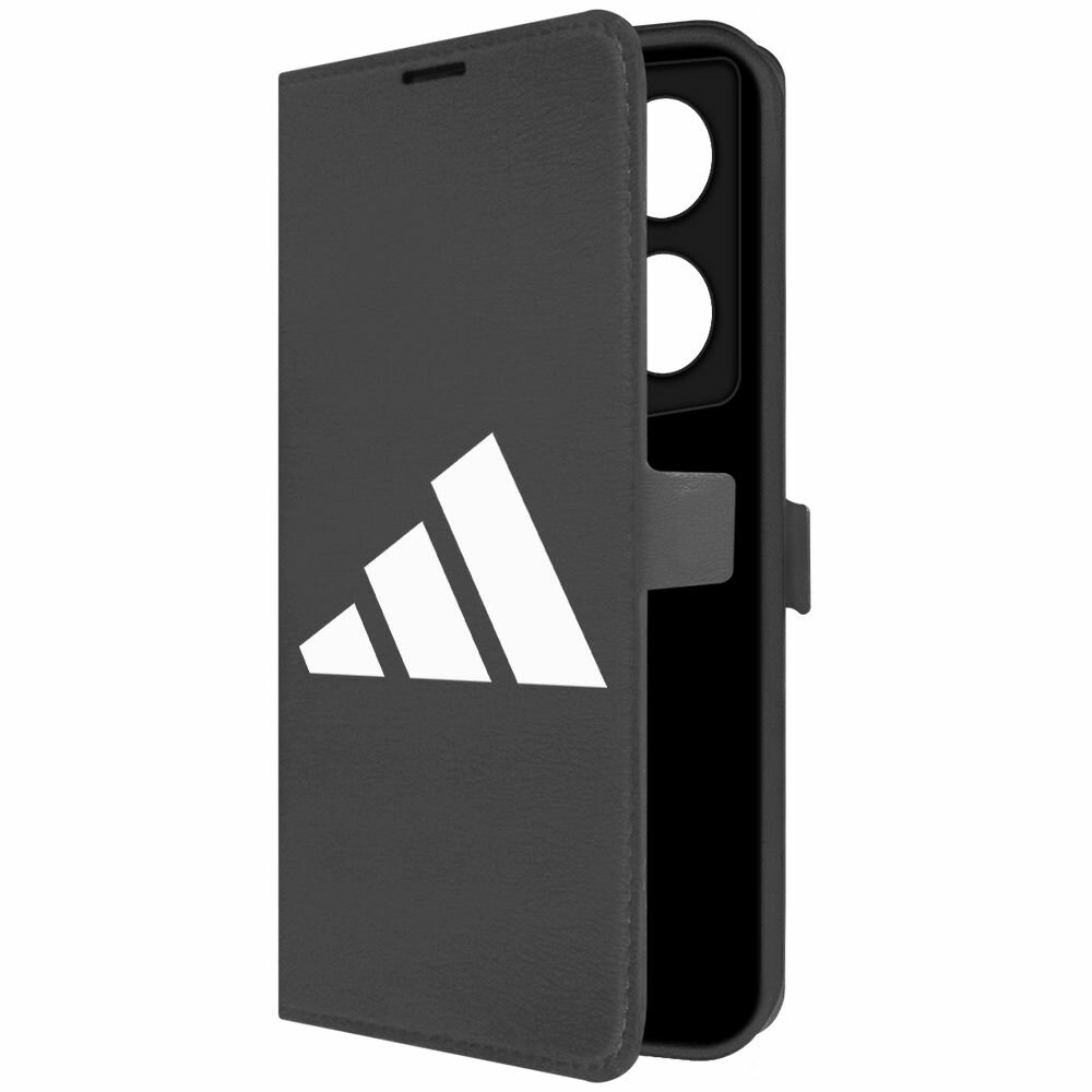 Чехол-книжка Krutoff Eco Book для TECNO Camon 20 Premier Adidas (Адидас) (черный)