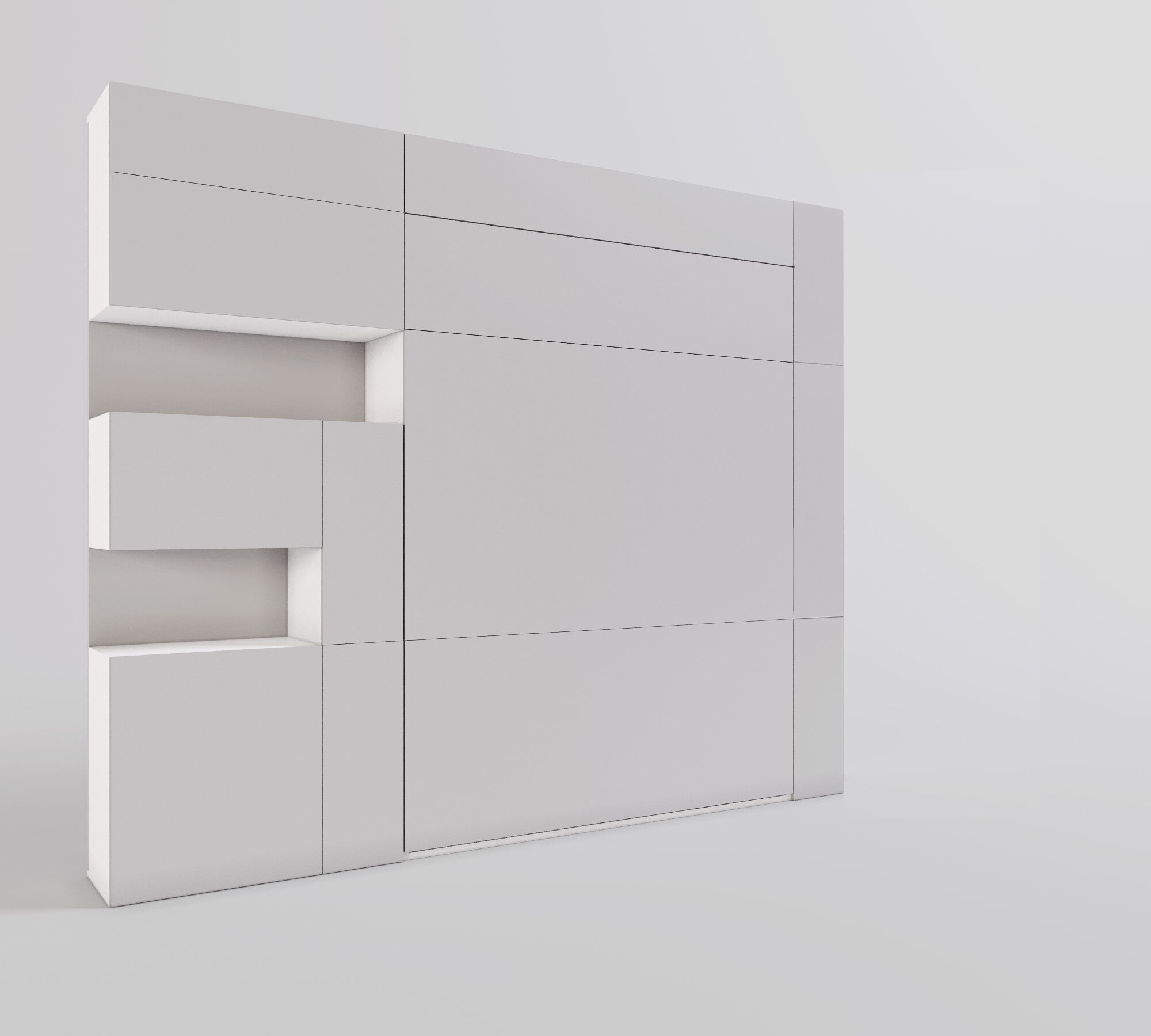 Шкаф кровать-трансформер Летто Максима 1800 исполнение 1/3 Тренд