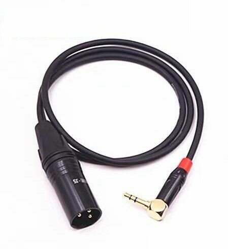 Переходник XLR(M) - JACK 3.5 уловой, 0.5 метра
