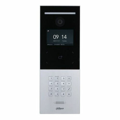 Видеопанель Dahua DH-VTO6521F, цветная, серебристый