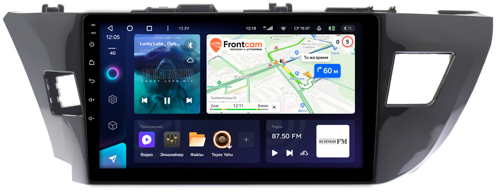 Штатная магнитола Toyota Corolla (E160, E170) 2012-2016 Teyes CC3L 4/64 10" RM-1026 Android 10 (4G-SIM, DSP, IPS) (авто с камерой)