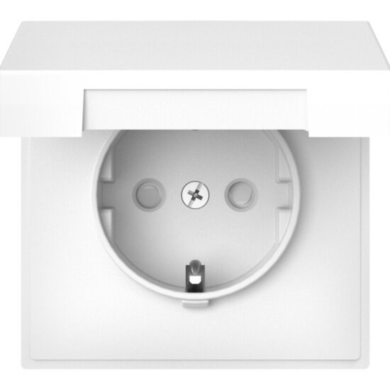 Розетка Systeme Electric (schneider Electric) ArtGallery 16А IP20 с заземл. защ. шторки с крышкой механизм бел, GAL000146