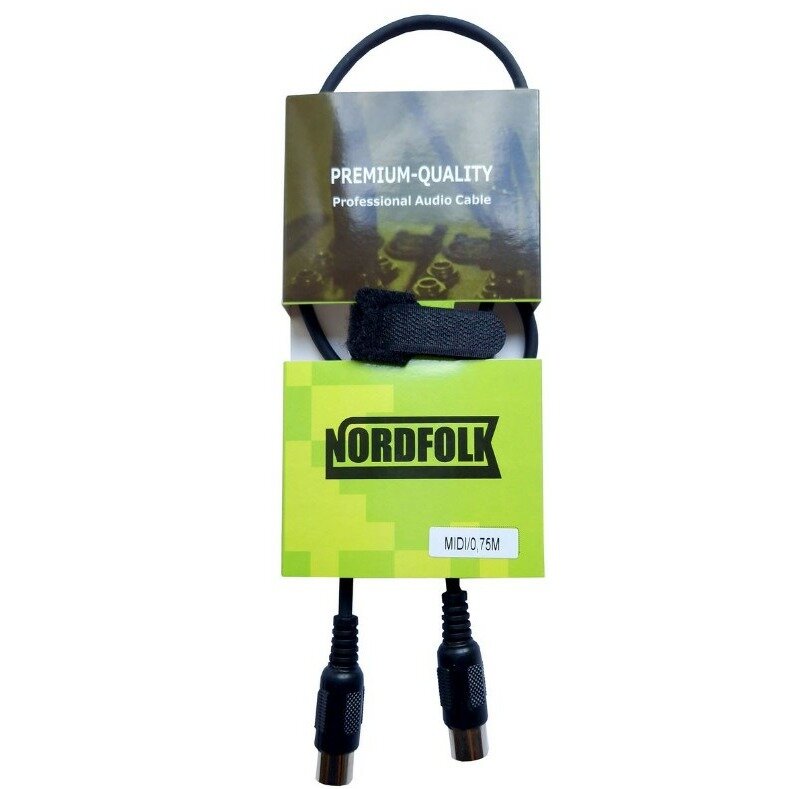 Кабель MIDI NORDFOLK MIDI 0.75m