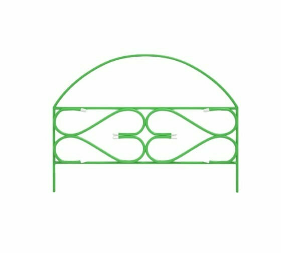 Заборчик садовый дачный 50*63*315 см (в упаковке 5 деталей), Весна