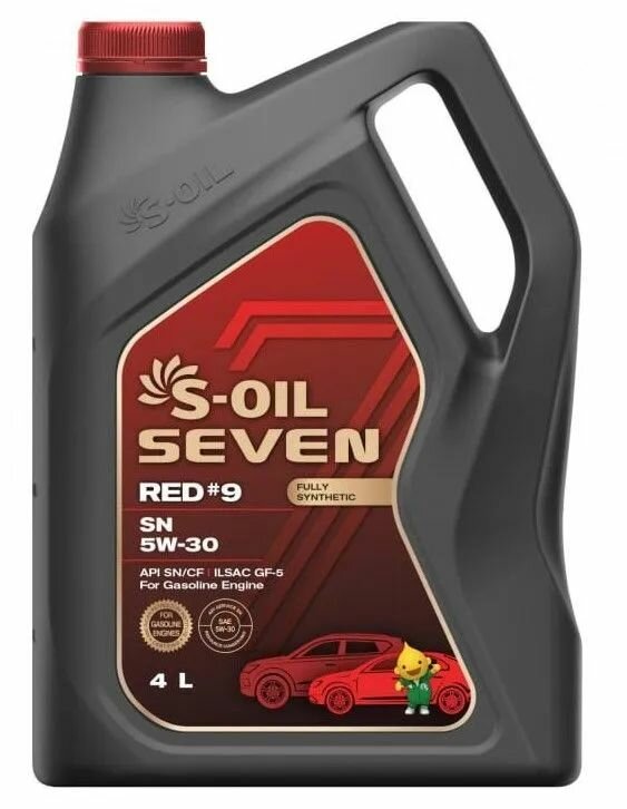 Масло моторное S-oil SEVEN RED #9 SN 5W30 4л. (36741)