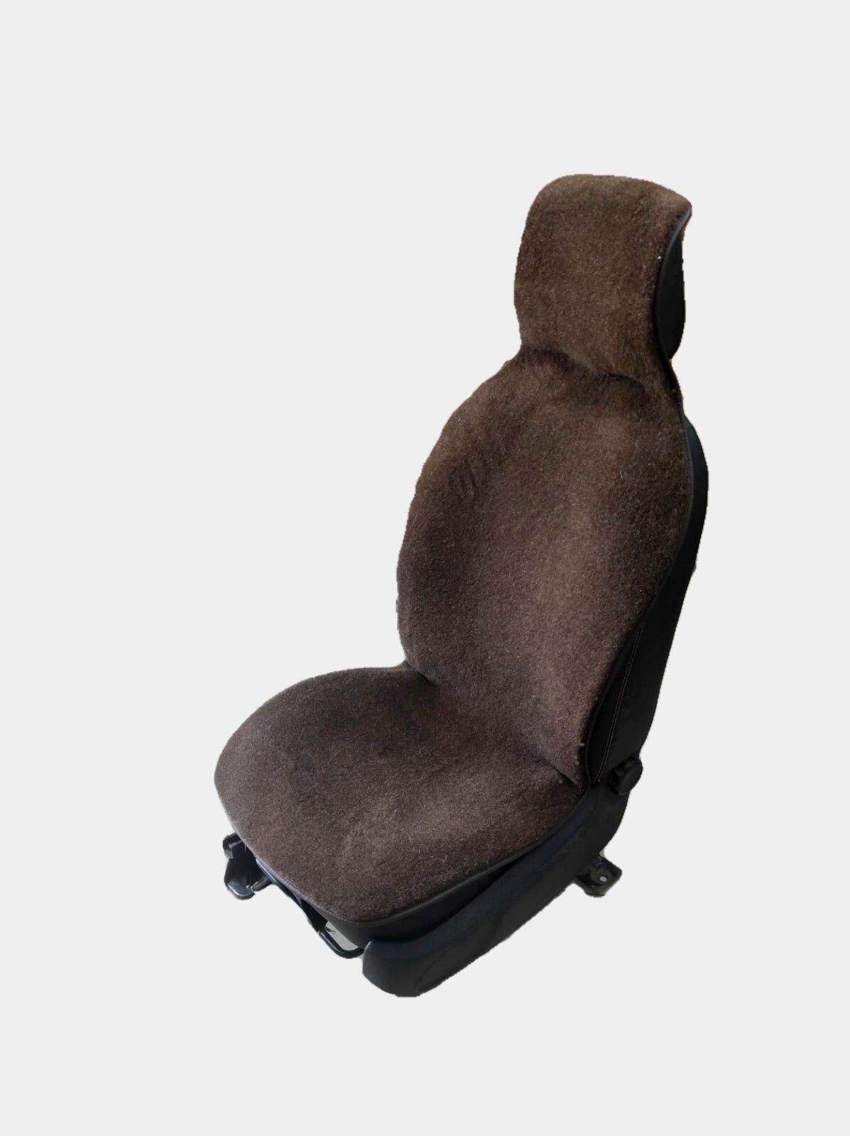 Меховые накидки из натуральной овечьей шерсти на передние сиденья автомобиля, 1шт.