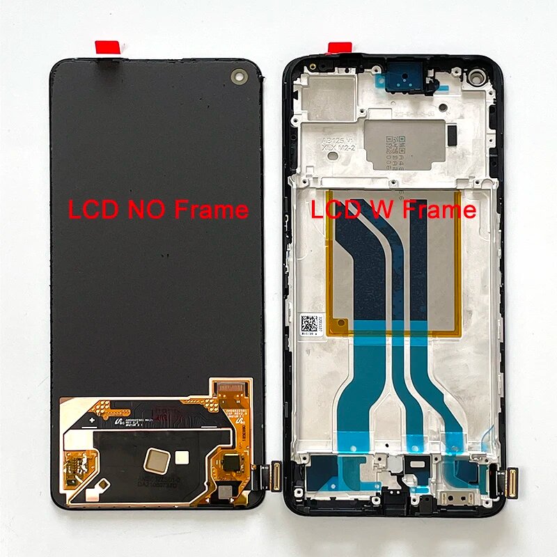 Оригинальный 6,62 "Новый ЖК-экран для Oppo Realme GT Neo2 RMX3370 + дигитайзер сенсорной LCD W Frame