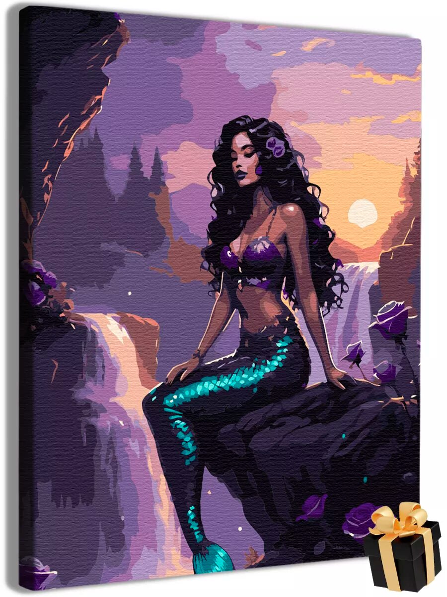 Картина по номерам русалка