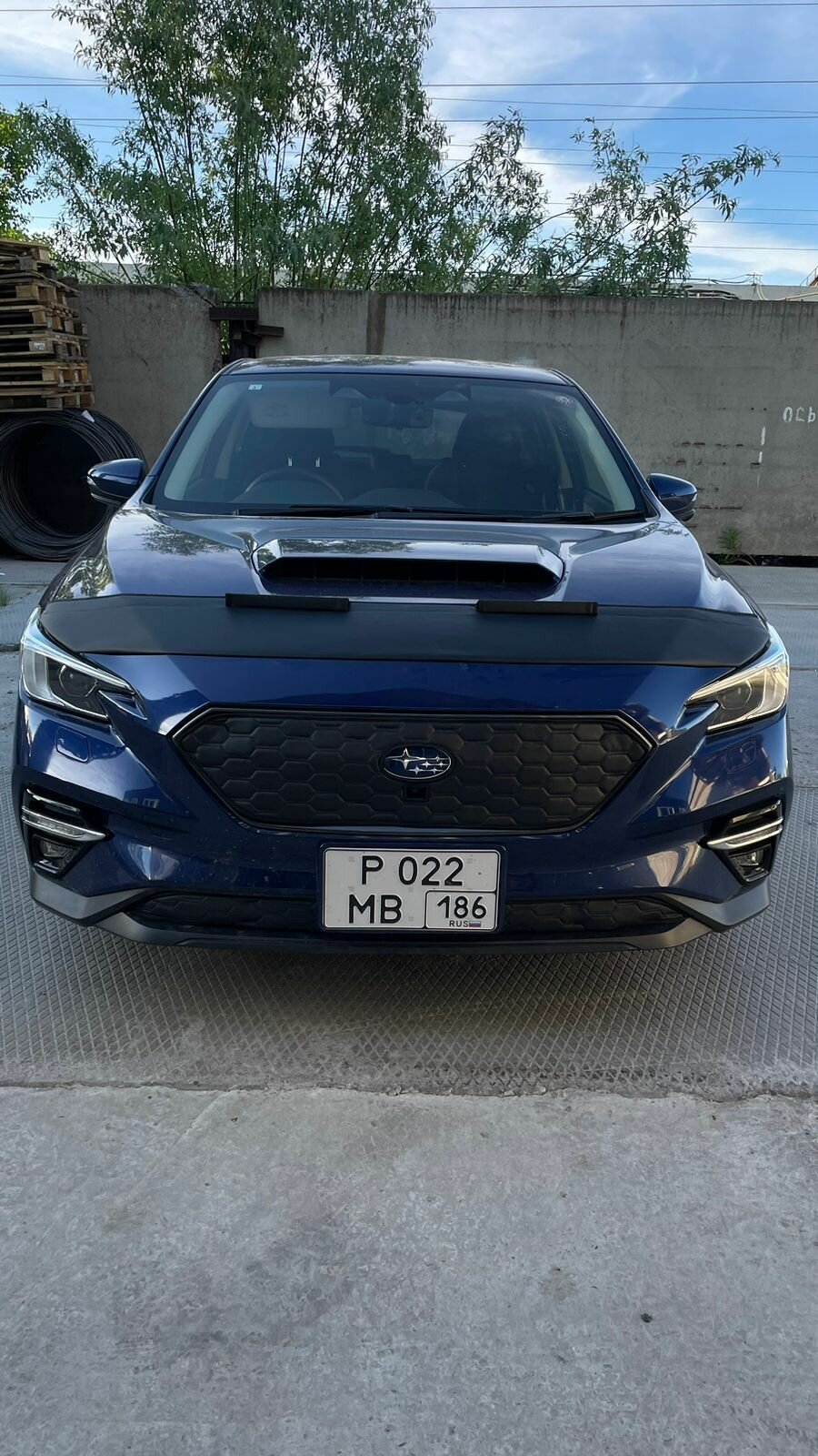 Утеплитель радиатора и бампера для Subaru Levorg Субару Леворг (2020 -н. в.) с камерой