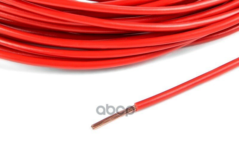 Провод монтажный пвам 100м (сечение 1.0 кв. мм) красный CARGEN CARGEN арт. AX3521001
