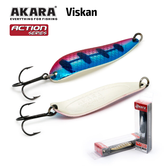 Блесна колеб. Akara Action Series Viskan 80 28 гр. 1 oz. AB91