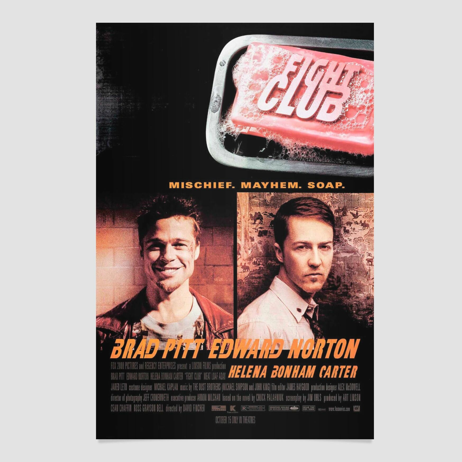 Постер (плакат) по фильму Бойцовский Клуб 40x60 см. от Poster4me