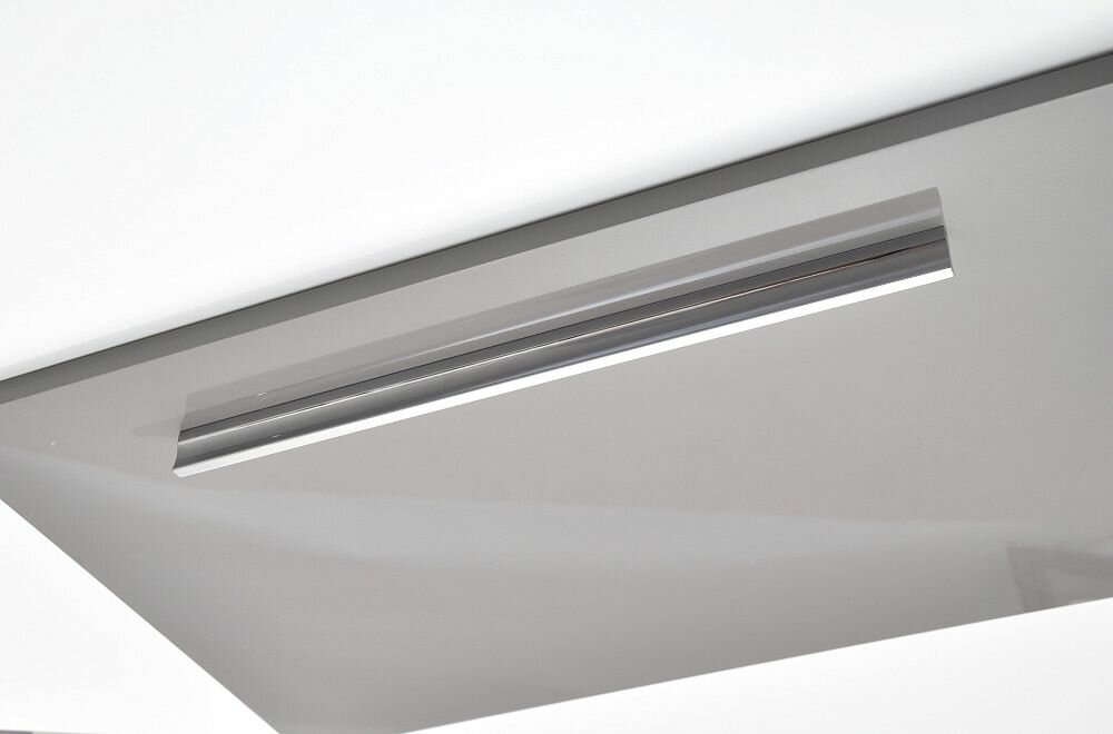 Ручка мебельная накладная из полированного алюминия, современный и стильный дизайн, 450 мм