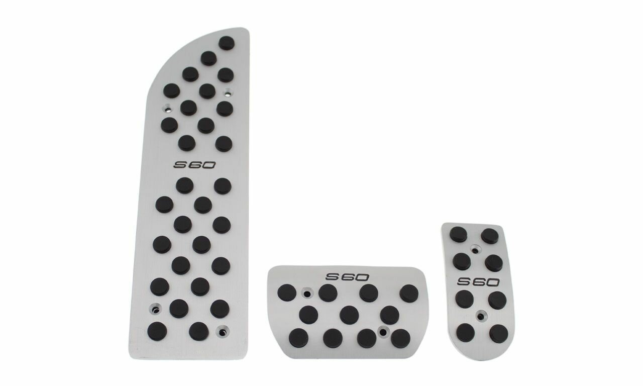 Накладки на педали для Volvo S60 со сверлением 3 шт