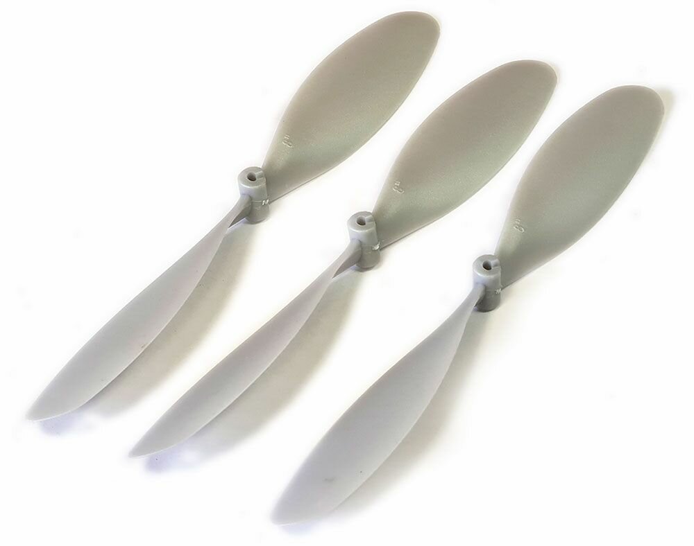 Пропеллеры нейлоновые Haoye 8" (203 мм.) 3 шт. для резиномоторных авиамоделей HY001-01015-3