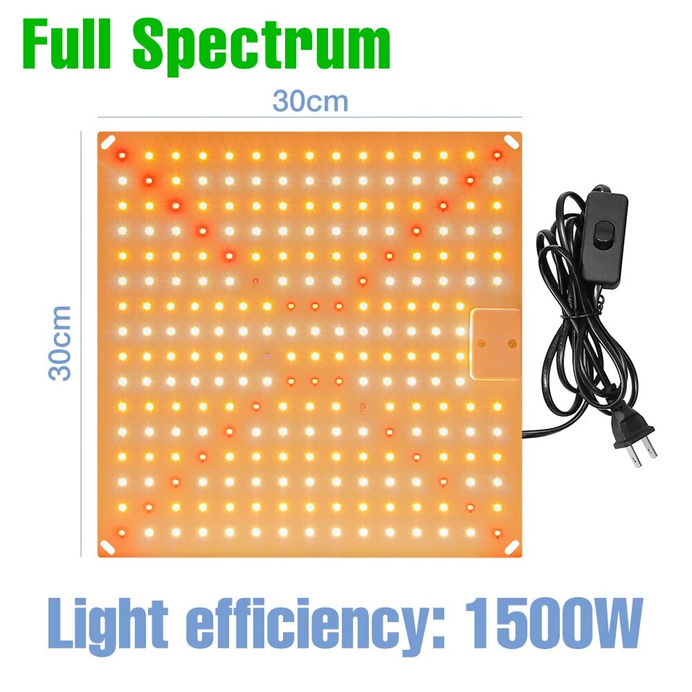Фитолампа QNBDG 3000 Вт B-1500W, US Plug