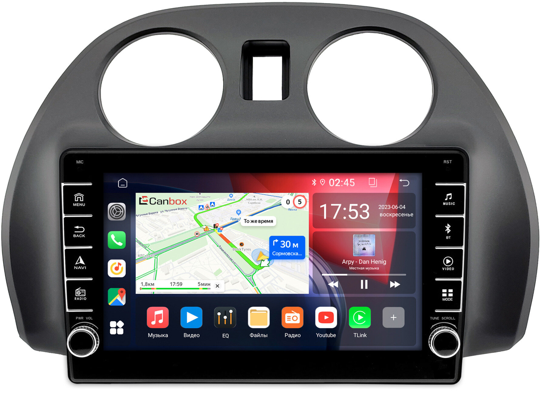 Штатная магнитола Mitsubishi Eclipse 4 2005-2011 Canbox BGT9-3143 2/32 Android 10 (IPS, DSP, CarPlay)