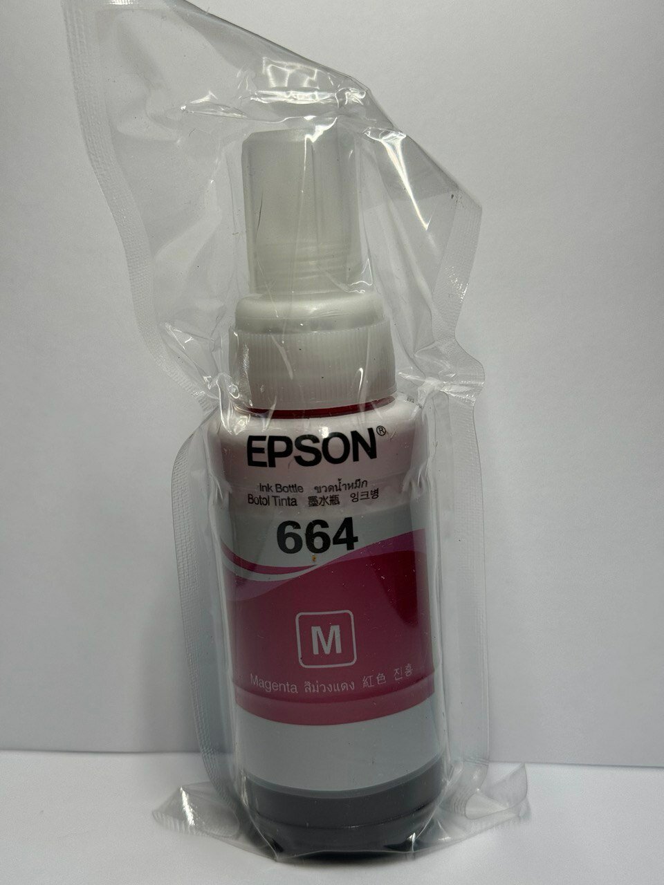 Техническая упаковка Чернила Epson C13T66434A, для Epson L100, L110, L120, L1300, L132, , пурпурный, 70 мл