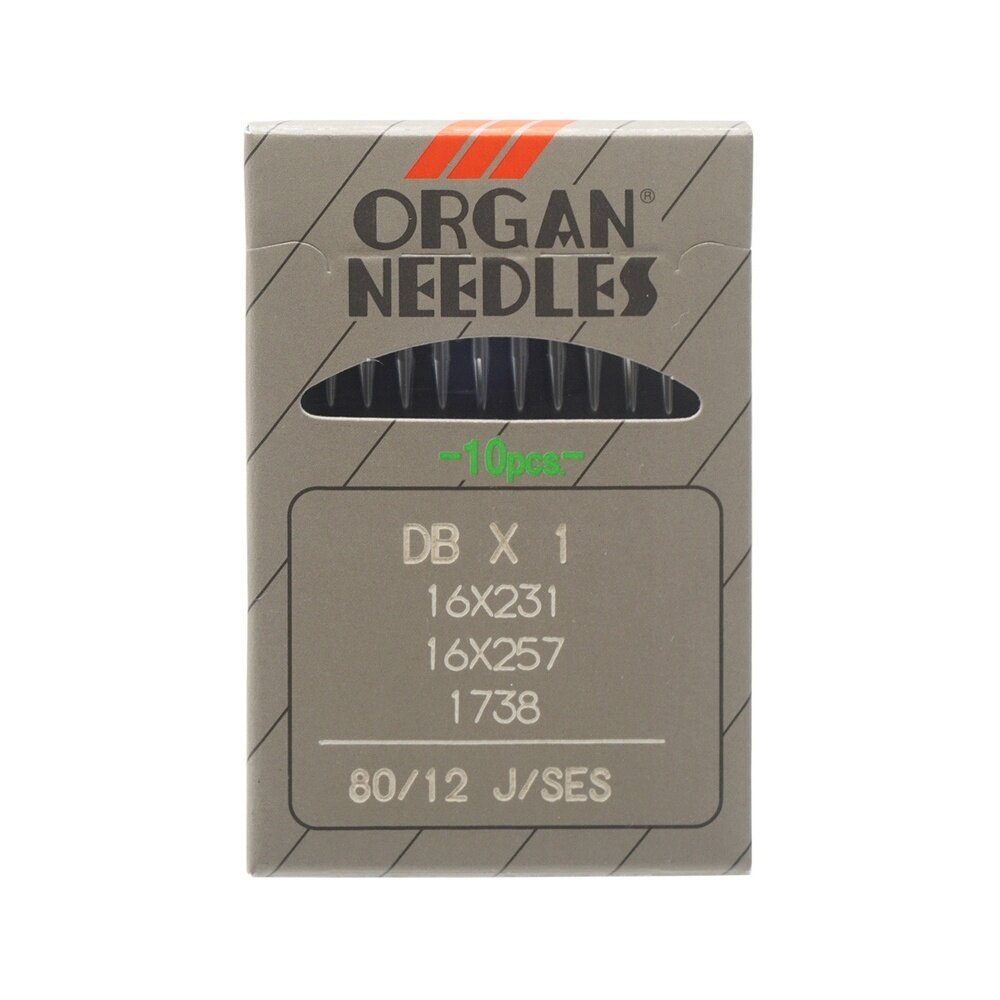 Иглы ORGAN DB 1/80 J SES, 10 шт