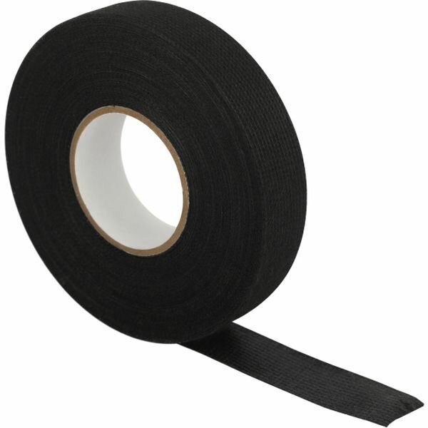 Изолента для жгутирования проводки 9 мм*15 м, антискрип, на осн. флиса (ADFT007)