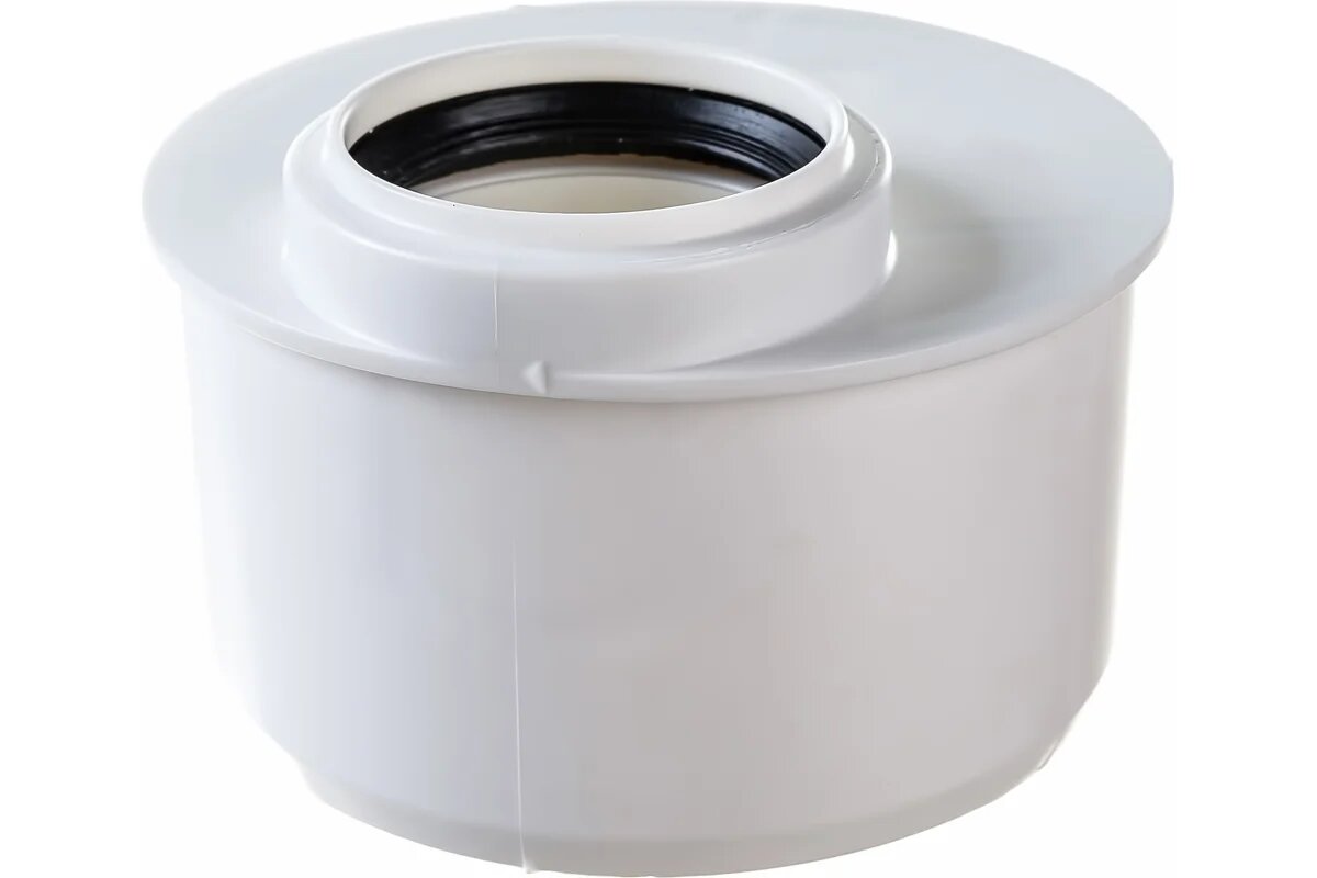 Переход эксцентрический 110х50 мм, канализационный, малошумный, полипропиленовый, белый, РТП | 41934